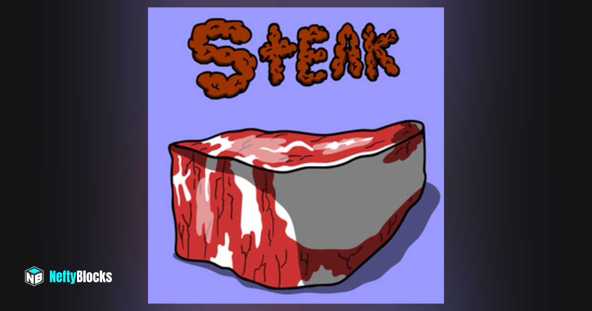 Thick Cut Steak #213 | NeftyBlocks | The #1 Trade to Earn NFT ...