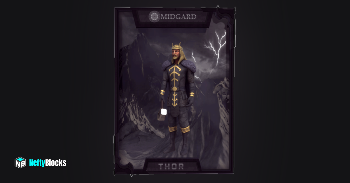 Thor #8 | NeftyBlocks | The #1 Trade to Earn NFT Marketplace on WAX