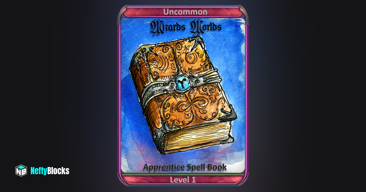 Apprentice Spell Book | NeftyBlocks | The #1 Trade to Earn NFT ...