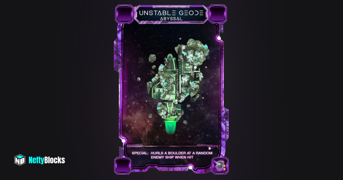 Unstable Geode #24 | NeftyBlocks | The #1 Trade to Earn NFT Marketplace ...