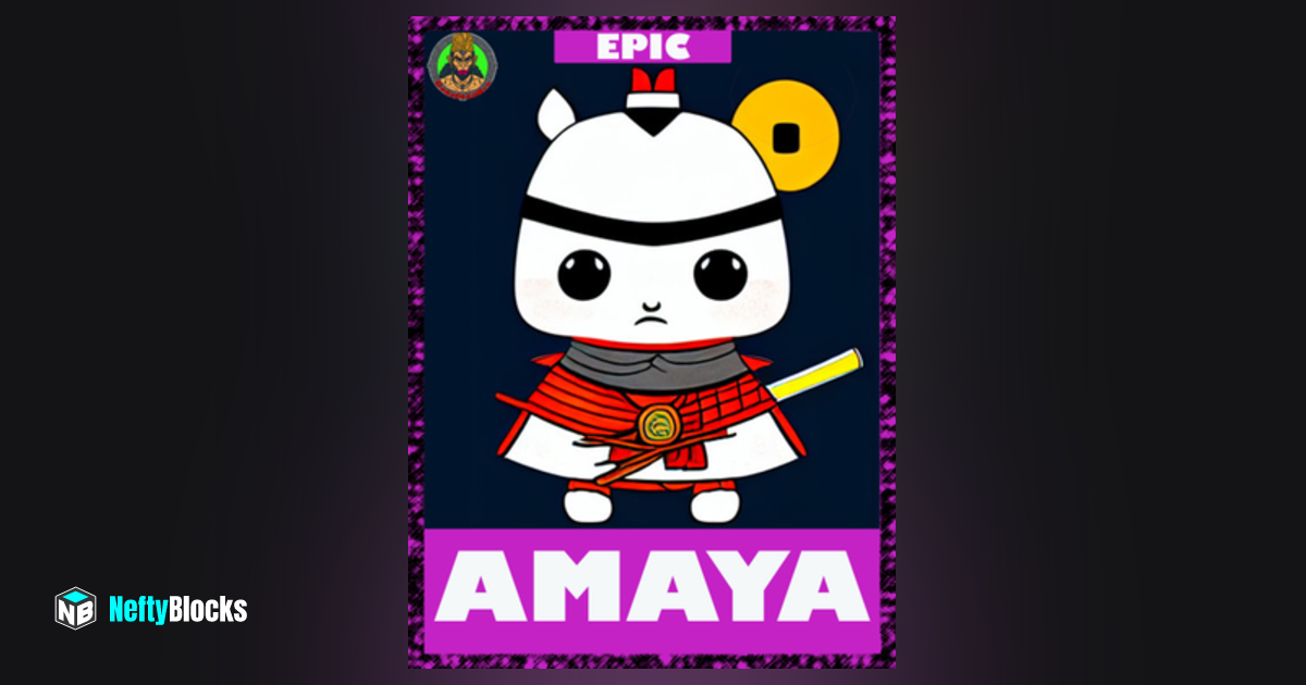 Amaya #2 | NeftyBlocks | The #1 Trade to Earn NFT Marketplace on WAX