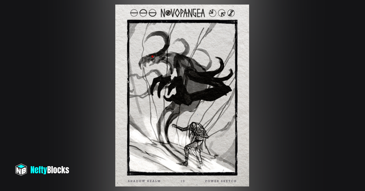 Shadow Power Sketch #57 | NeftyBlocks | The #1 Trade to Earn NFT ...