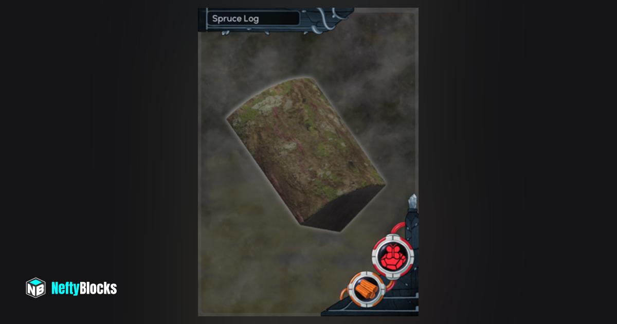 Spruce Log #2550 | NeftyBlocks | The #1 Trade to Earn NFT Marketplace ...