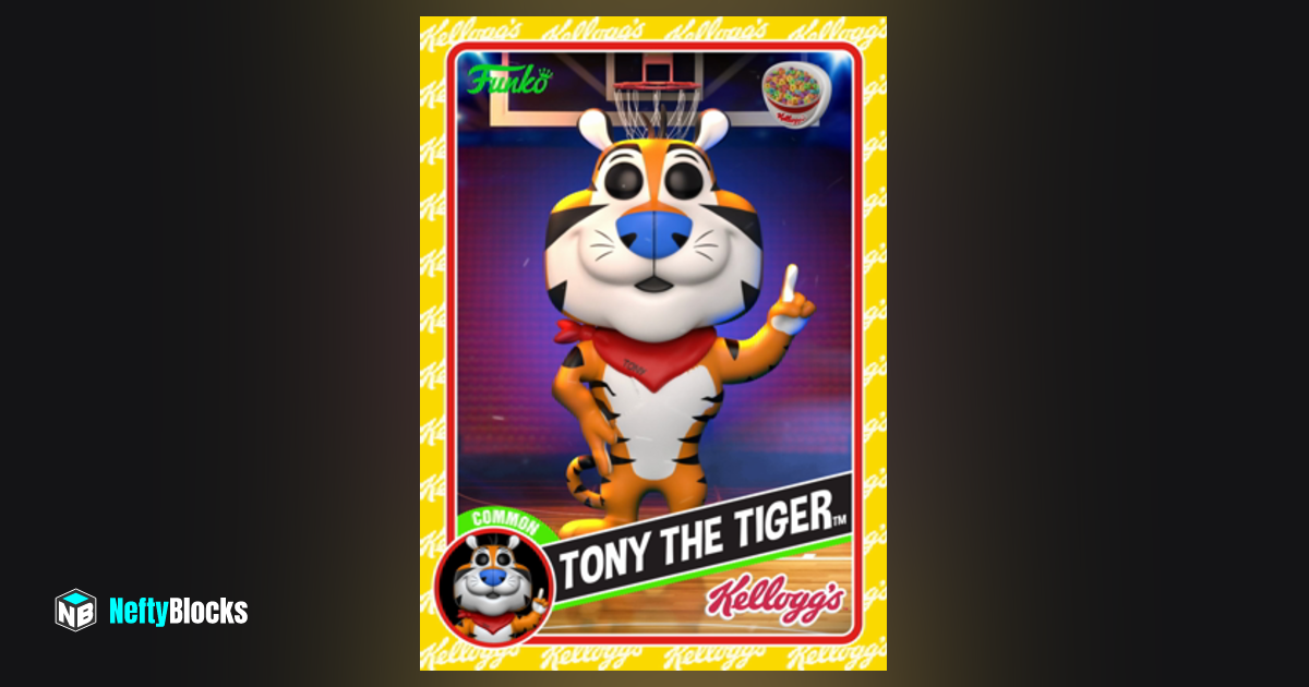 Tony the Tiger #2551 | NeftyBlocks | The #1 Trade to Earn NFT ...