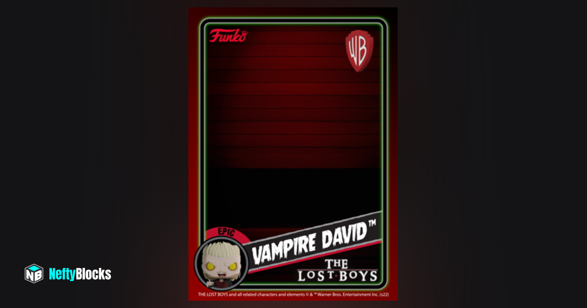 Vampire David | NeftyBlocks | The #1 Trade to Earn NFT Marketplace on WAX