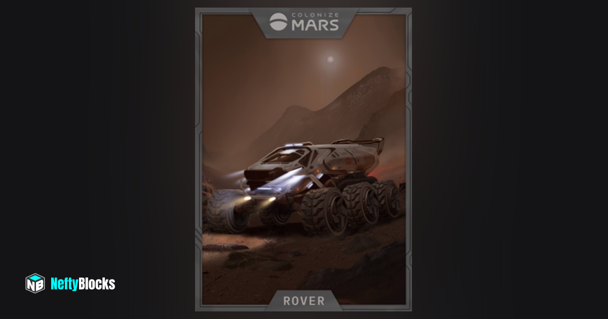 Rover #36587 | NeftyBlocks | The #1 Trade to Earn NFT Marketplace on WAX