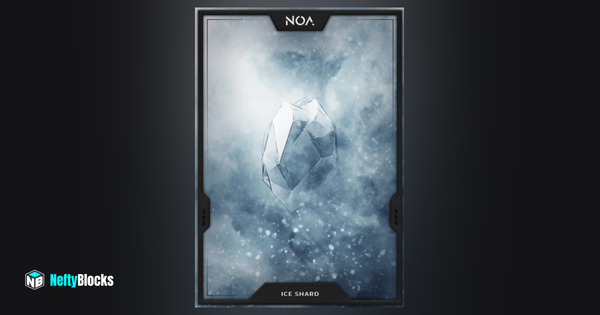 Ice Shard #10 | NeftyBlocks | The #1 Trade to Earn NFT Marketplace on WAX