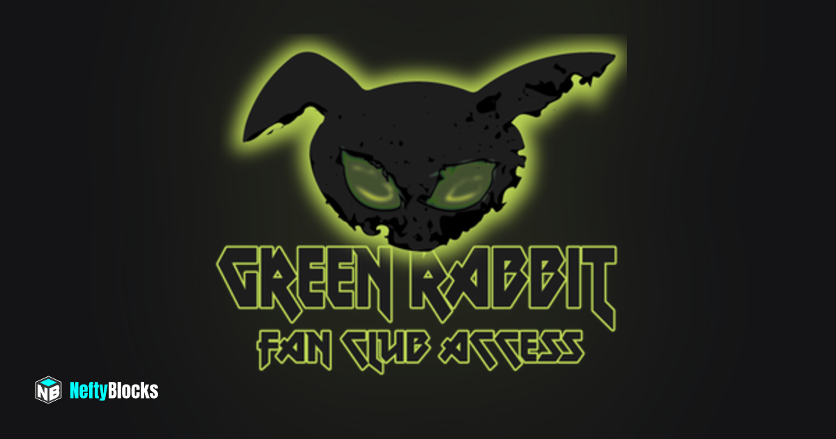 Green Rabbit - Fan Club Access #1226 | NeftyBlocks | The #1 Trade to ...