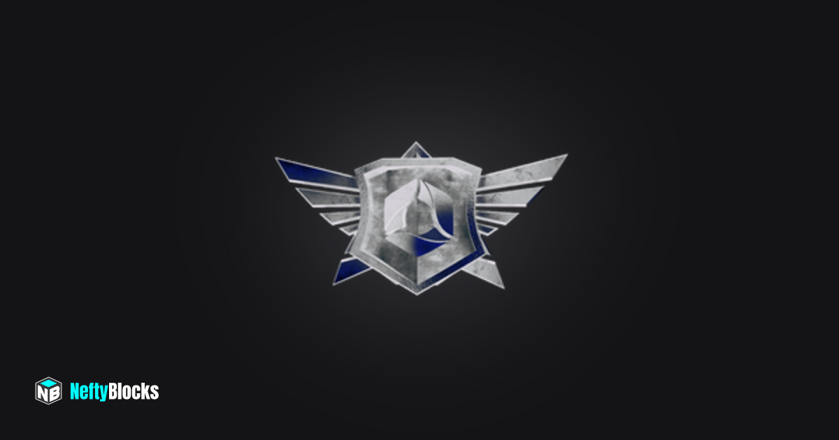 Mercenary Badge #2844 | NeftyBlocks | The #1 Trade to Earn NFT ...