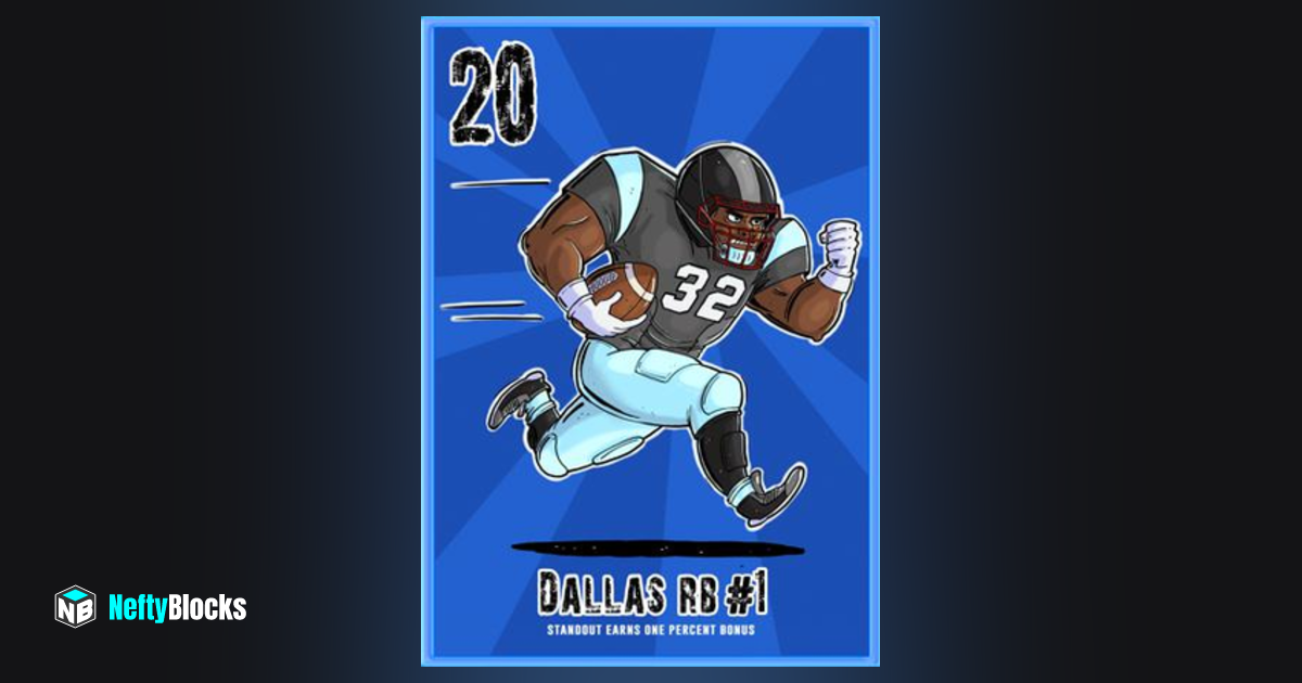 Dallas RB #1 #232 | NeftyBlocks | The #1 Trade to Earn NFT Marketplace ...