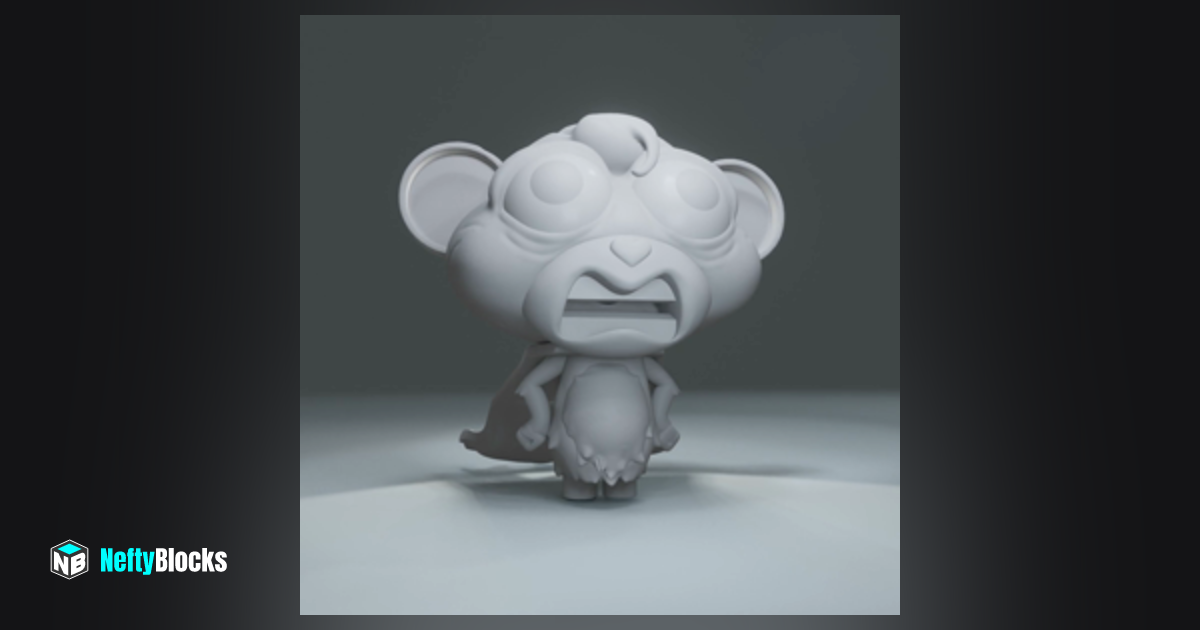 SuperBEAR (White Proto) #9 | NeftyBlocks | The #1 Trade to Earn NFT ...