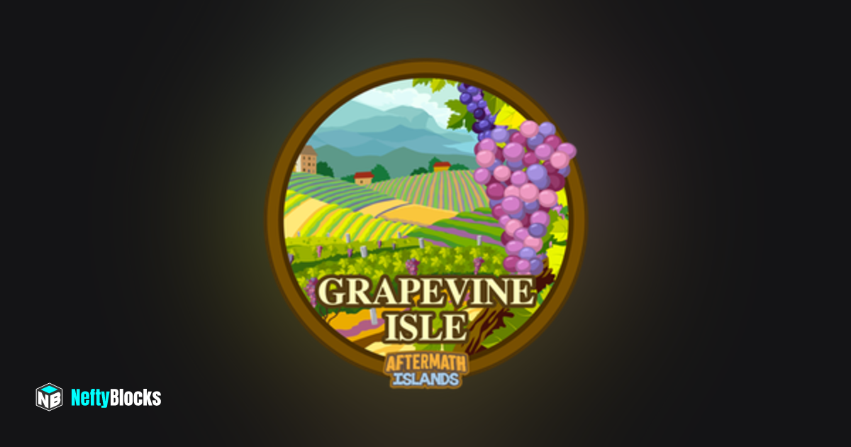 Grapevine Isle 1 Plot Parcel 9 #1 | NeftyBlocks | The #1 Trade to Earn NFT Marketplace on WAX