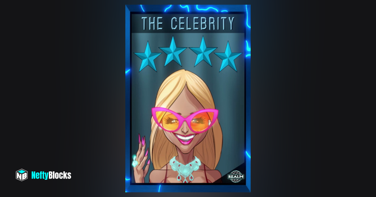 The Celebrity #2220 | NeftyBlocks | The #1 Trade to Earn NFT ...