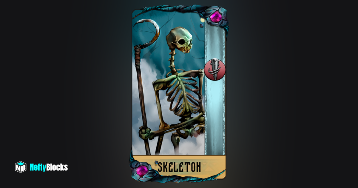 Skeleton #2565 | NeftyBlocks | The #1 Trade to Earn NFT Marketplace on WAX