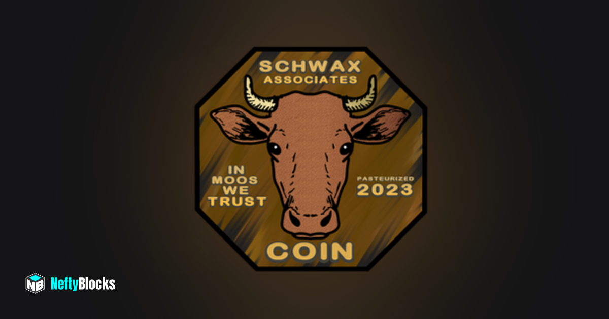 COW Coin #61 | NeftyBlocks | The #1 Trade to Earn NFT Marketplace on WAX