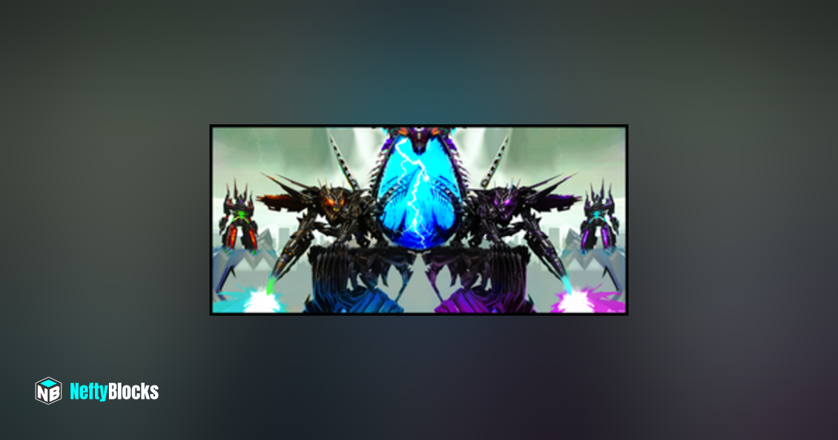 2 Prowling Cats, Guarding the Transwarp Gate #27 | NeftyBlocks | The #1 ...