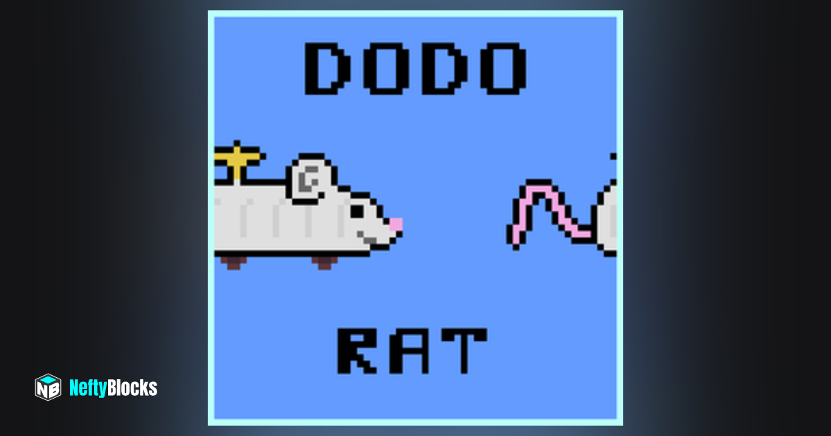 Dodo Rat #53 | NeftyBlocks | The #1 Trade to Earn NFT Marketplace on WAX
