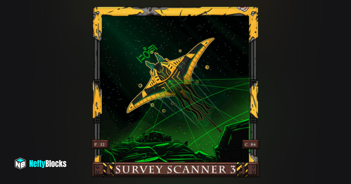 Survey Scanner 3 #107 | NeftyBlocks | The #1 Trade to Earn NFT ...