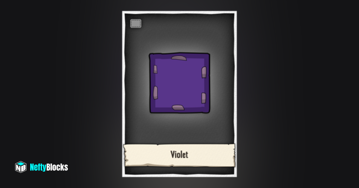 Violet - Board #60 | NeftyBlocks | The #1 Trade to Earn NFT Marketplace ...