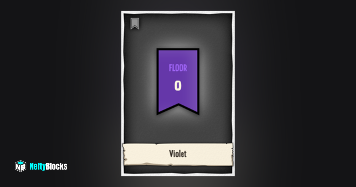 Violet - Floor Badge #46 | NeftyBlocks | The #1 Trade to Earn NFT ...