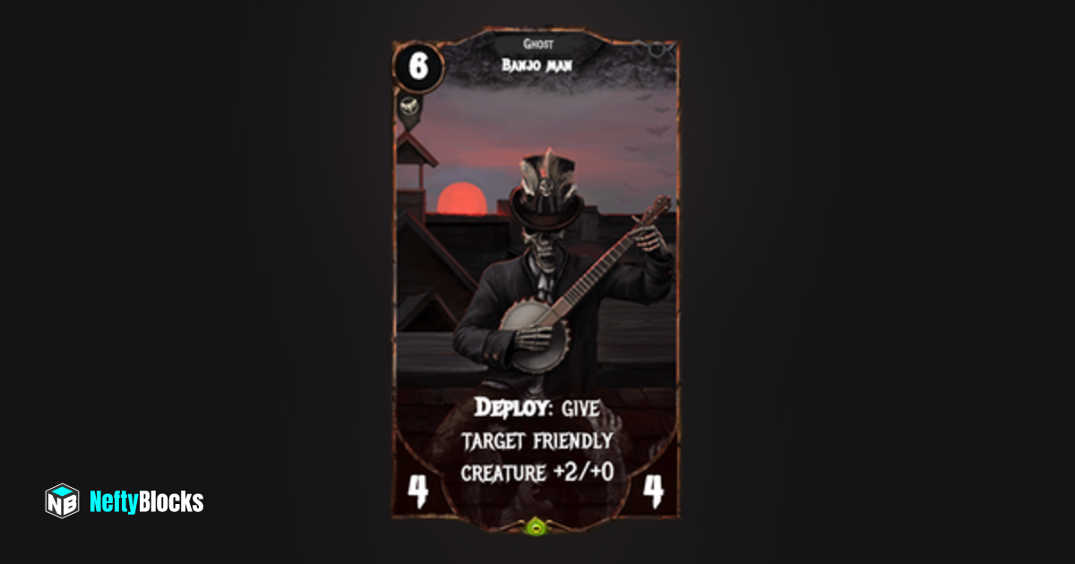 Banjo man #235 | NeftyBlocks | The #1 Trade to Earn NFT Marketplace on WAX