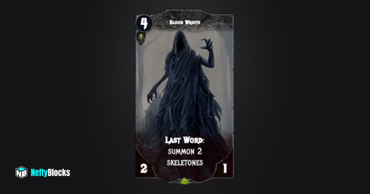 Blood Wraith #2798 | NeftyBlocks | The #1 Trade to Earn NFT Marketplace ...