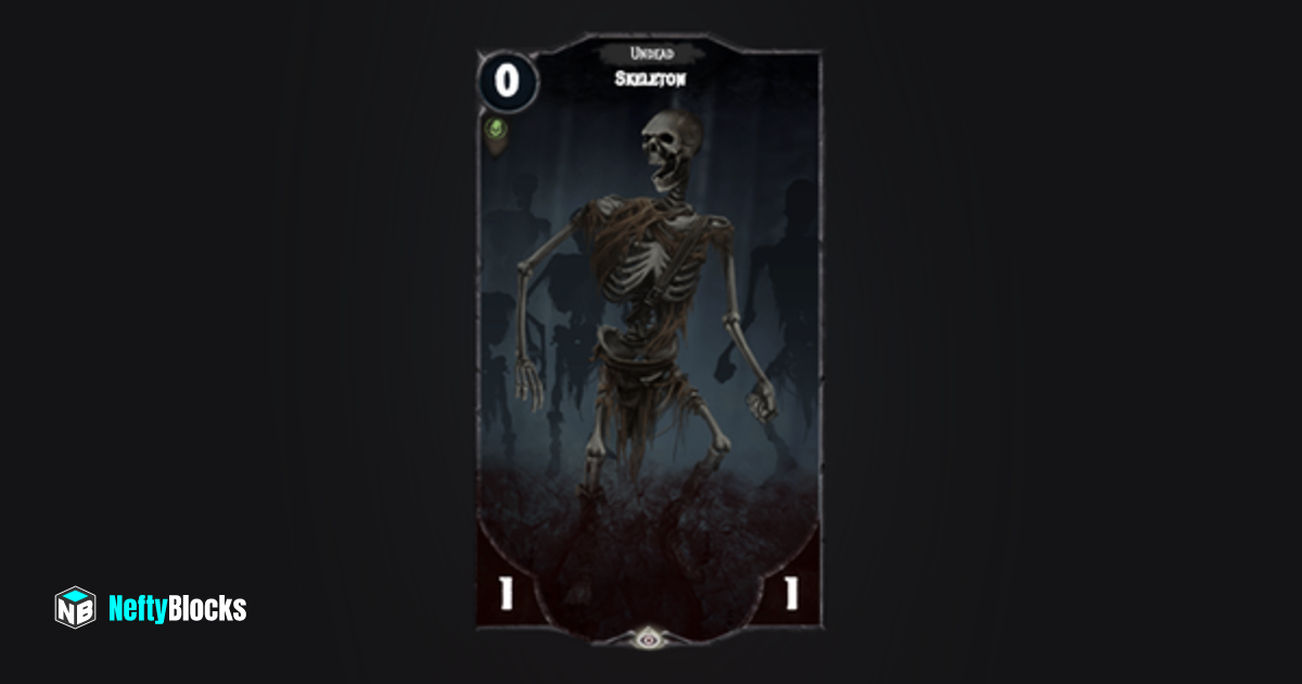 Skeleton #938 | NeftyBlocks | The #1 Trade to Earn NFT Marketplace on WAX