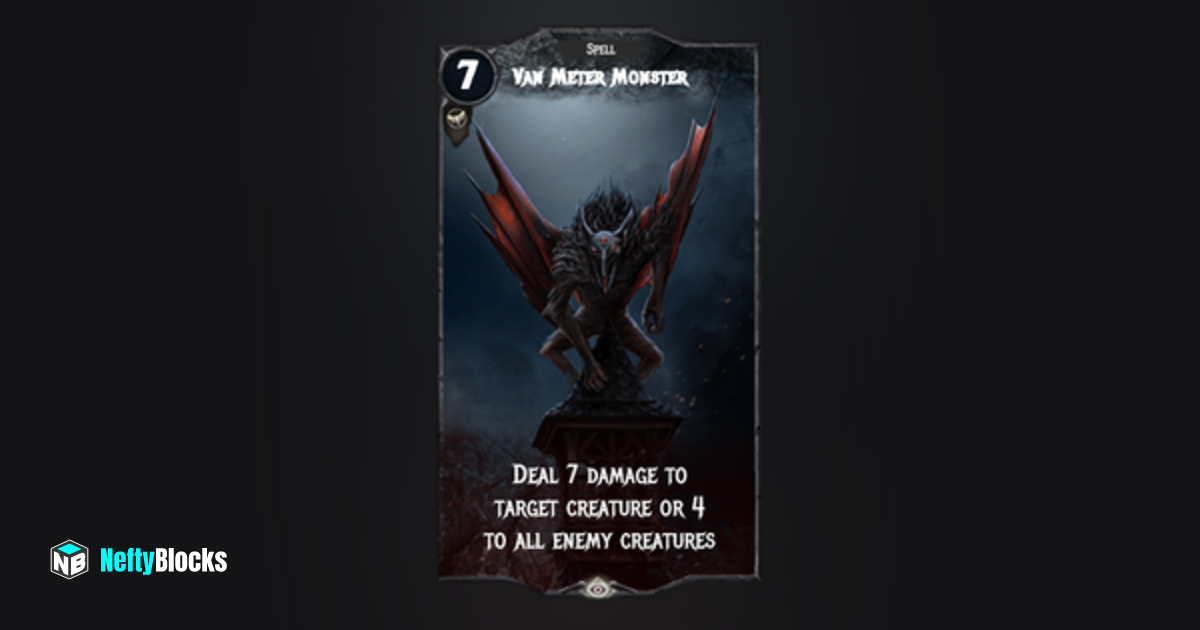 Van Meter Monster #2222 | NeftyBlocks | The #1 Trade to Earn NFT ...