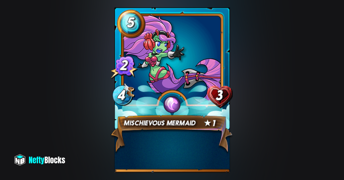 Mischievous Mermaid #43 | NeftyBlocks | The #1 Trade to Earn NFT ...