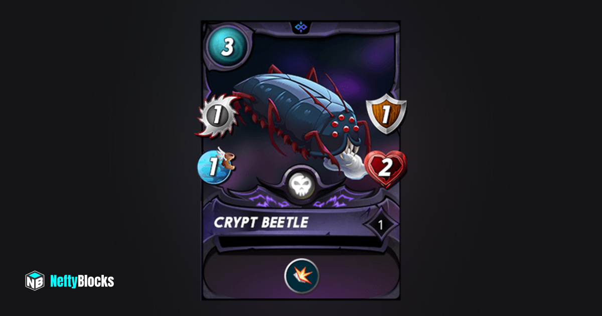Crypt Beetle #366 | NeftyBlocks | The #1 Trade to Earn NFT Marketplace ...