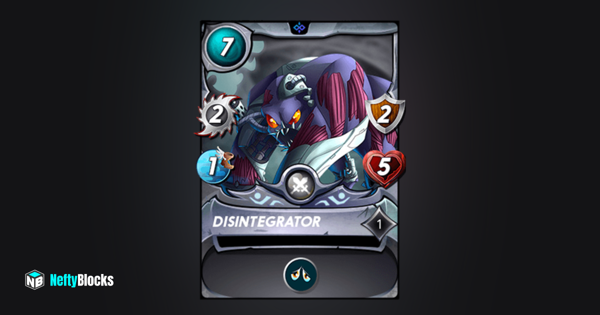 Disintegrator #145 | NeftyBlocks | The #1 Trade to Earn NFT Marketplace ...