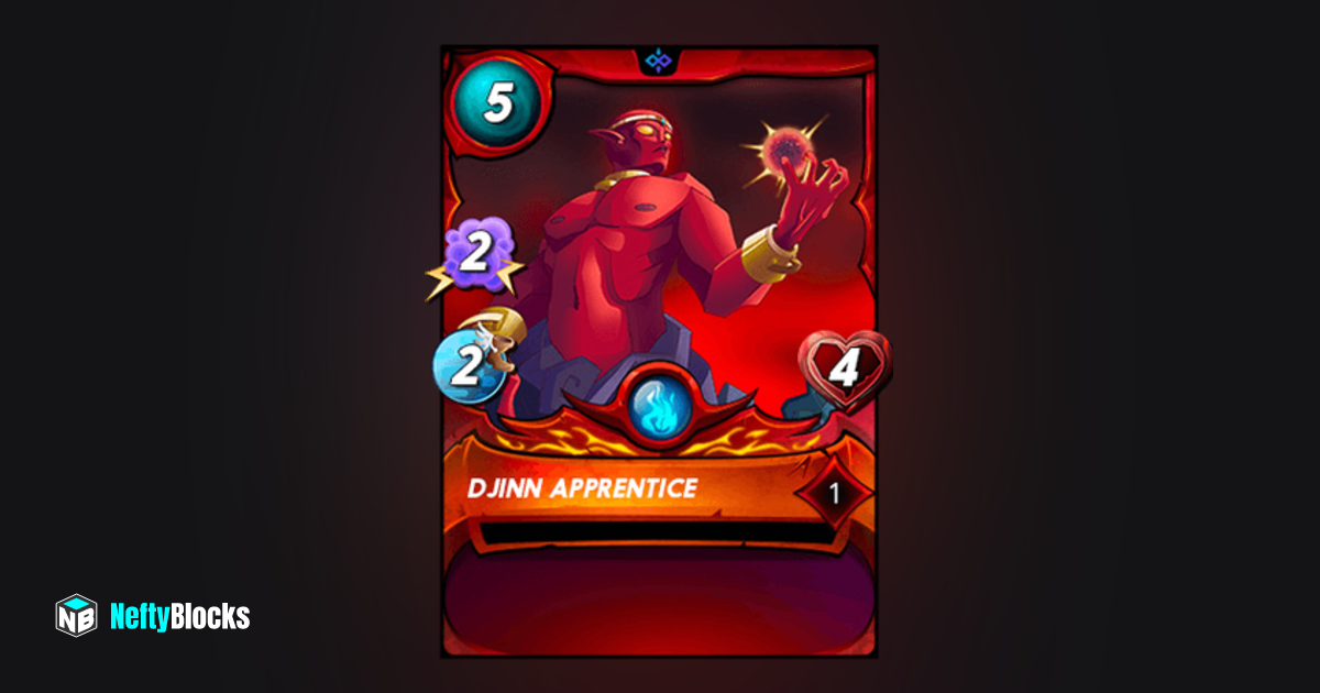 Djinn Apprentice #220 | NeftyBlocks | The #1 Trade to Earn NFT Marketplace on WAX
