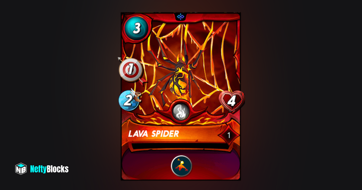 Lava Spider #180 | NeftyBlocks | The #1 Trade to Earn NFT Marketplace ...