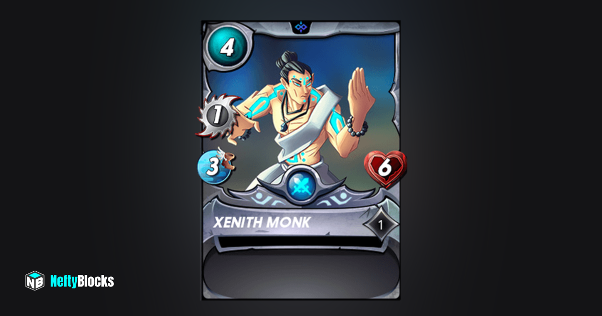 Xenith Monk #73 | NeftyBlocks | The #1 Trade to Earn NFT Marketplace on WAX