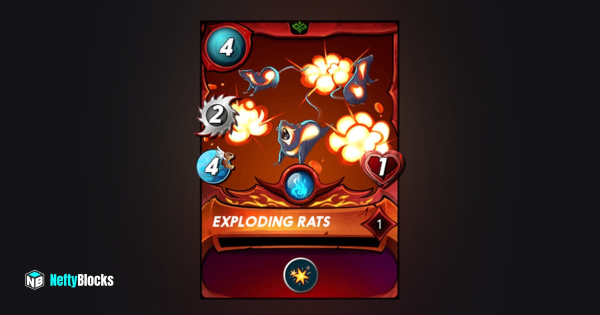 Exploding Rats #590 | NeftyBlocks | The #1 Trade to Earn NFT ...