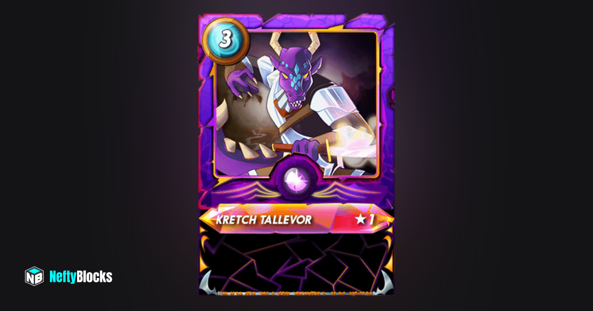 Kretch Tallevor #321 | NeftyBlocks | The #1 Trade to Earn NFT ...