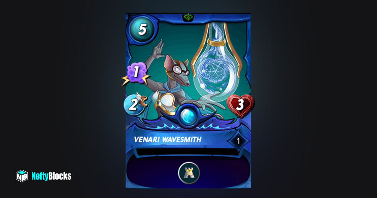 Venari Wavesmith #420 | NeftyBlocks | The #1 Trade to Earn NFT ...