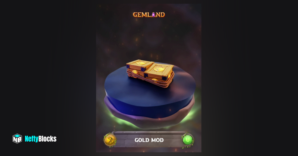 Gold Mod | NeftyBlocks | The #1 Trade to Earn NFT Marketplace on WAX