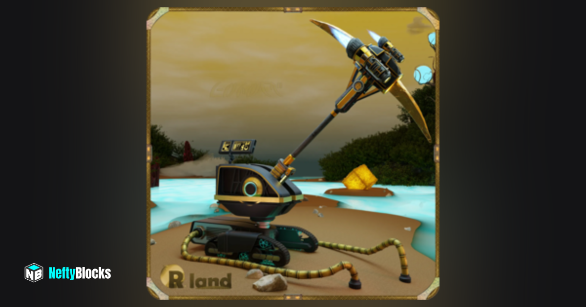 Legendary Gold Pickaxe | NeftyBlocks | The #1 Trade to Earn NFT ...