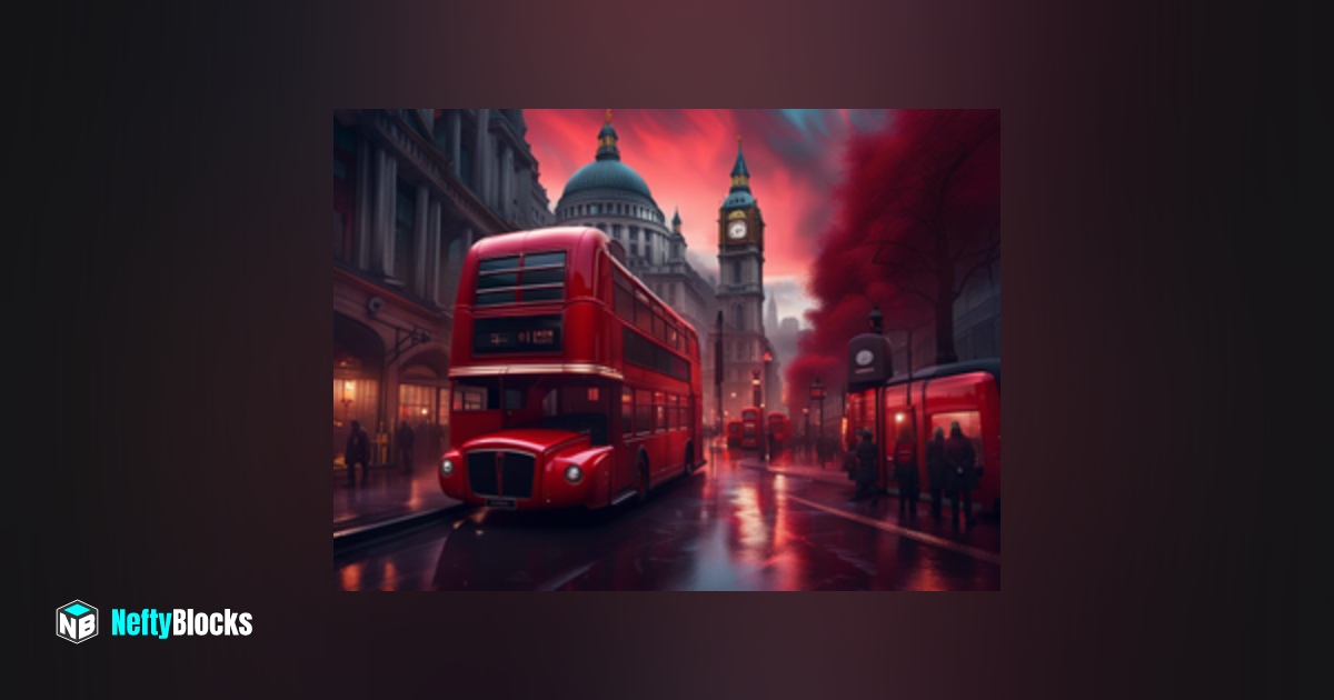 London Bus #20 | NeftyBlocks | The #1 Trade to Earn NFT Marketplace on WAX