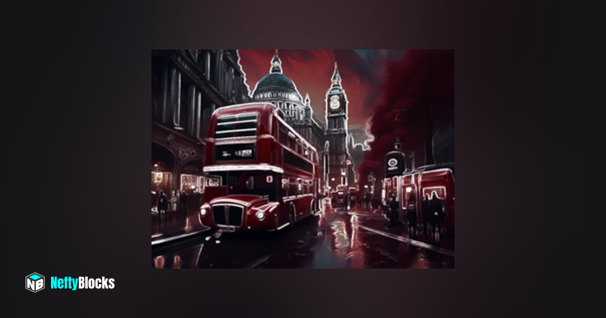 London Bus #15 | NeftyBlocks | The #1 Trade to Earn NFT Marketplace on WAX