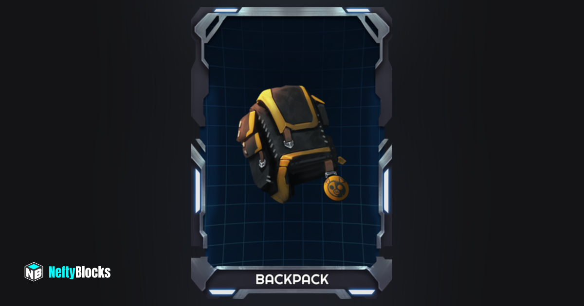 Backpack #15 | NeftyBlocks | The #1 Trade to Earn NFT Marketplace on WAX