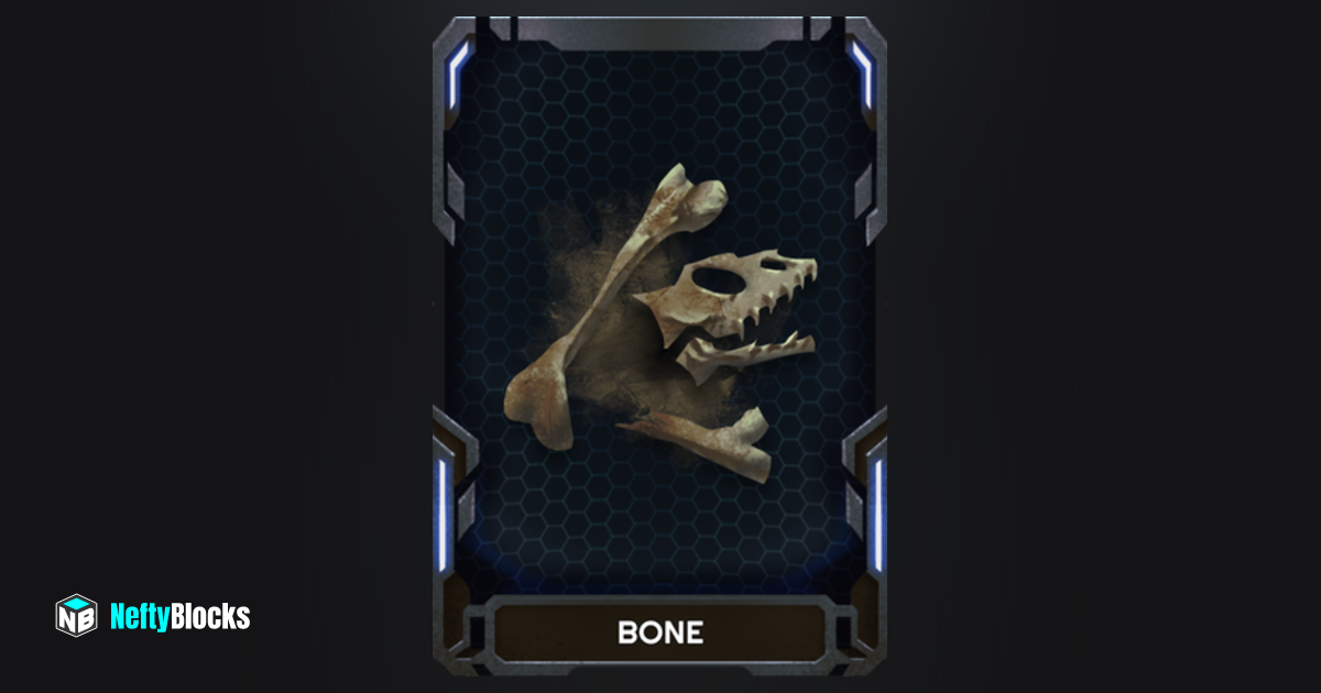 Bone #16 | NeftyBlocks | The #1 Trade to Earn NFT Marketplace on WAX