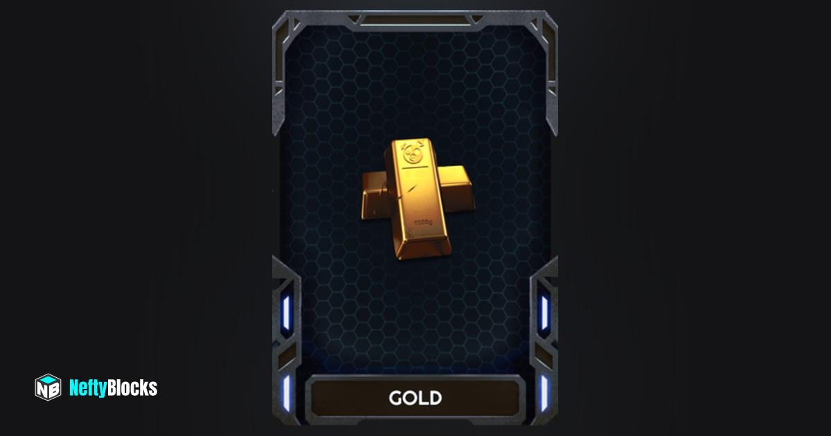 Gold | NeftyBlocks | The #1 Trade to Earn NFT Marketplace on WAX