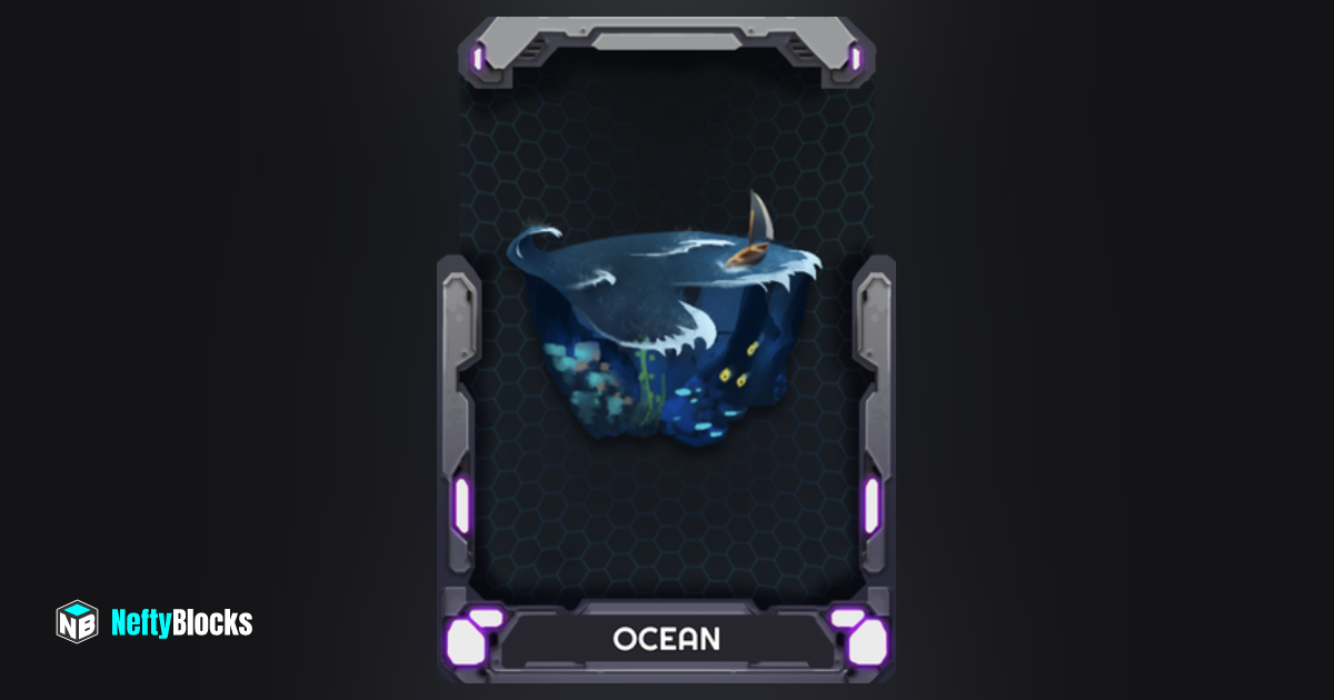 Ocean #1 | NeftyBlocks | The #1 Trade to Earn NFT Marketplace on WAX