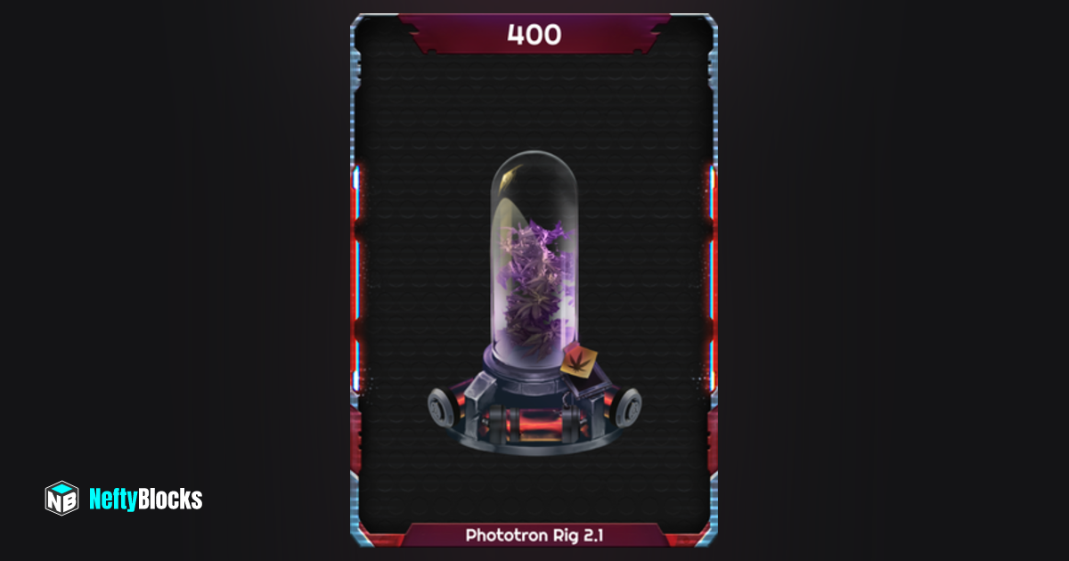 Phototron Rig 2.1 #10 | NeftyBlocks | The #1 Trade to Earn NFT ...