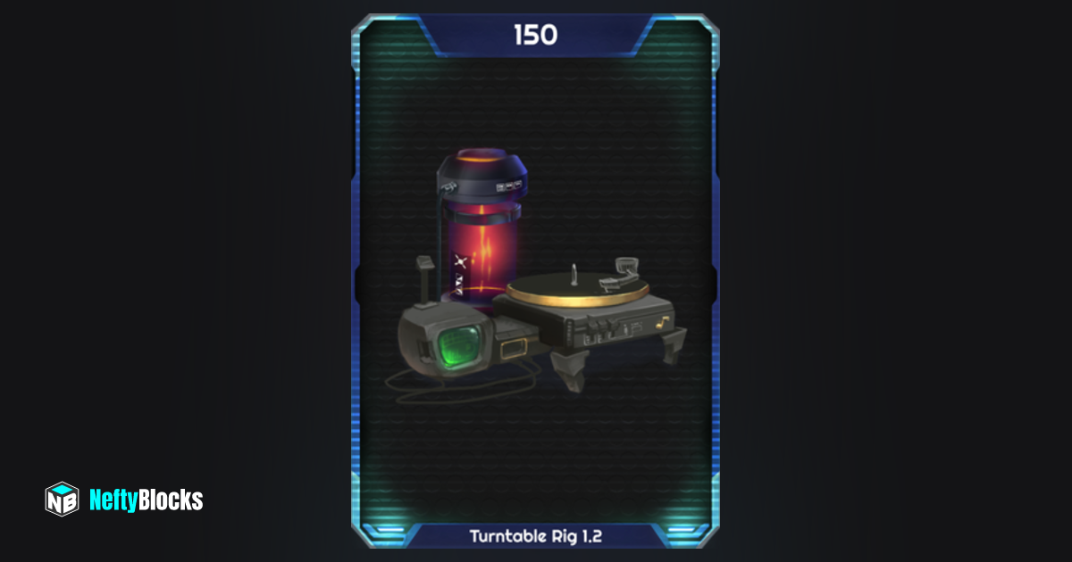 Turntable Rig 1.2 #143 | NeftyBlocks | The #1 Trade to Earn NFT ...