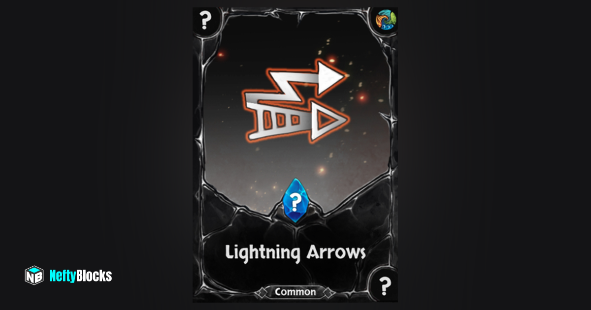 Lightning Arrows #29 | NeftyBlocks | The #1 Trade to Earn NFT ...