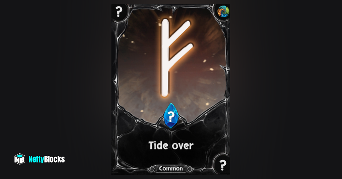 Tide over #185 | NeftyBlocks | The #1 Trade to Earn NFT Marketplace on WAX