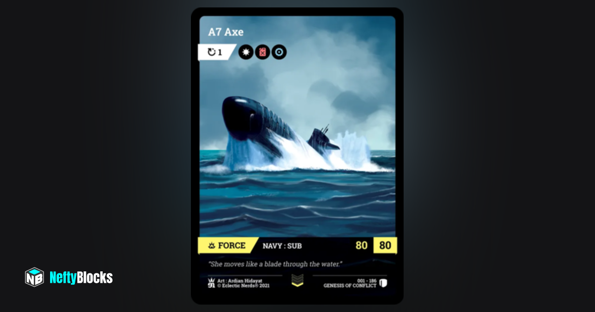 A7 Axe #4938 | NeftyBlocks | The #1 Trade to Earn NFT Marketplace on WAX